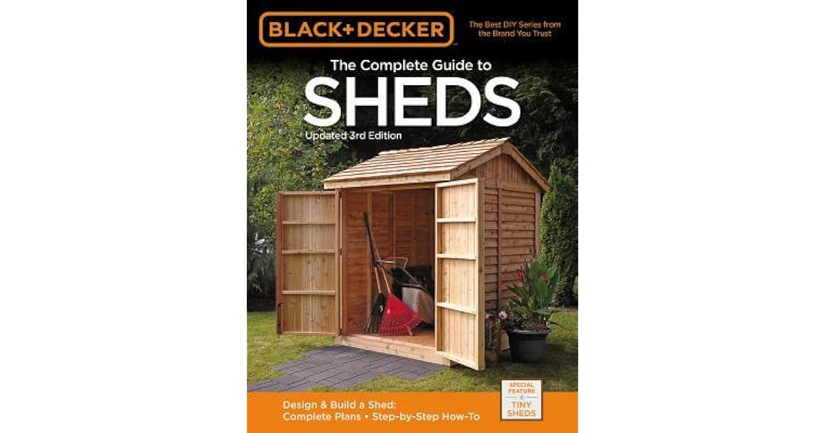 Book giveaway for The Complete Guide to Sheds: Design & Build a Shed, Complete Plans, Step-by ...