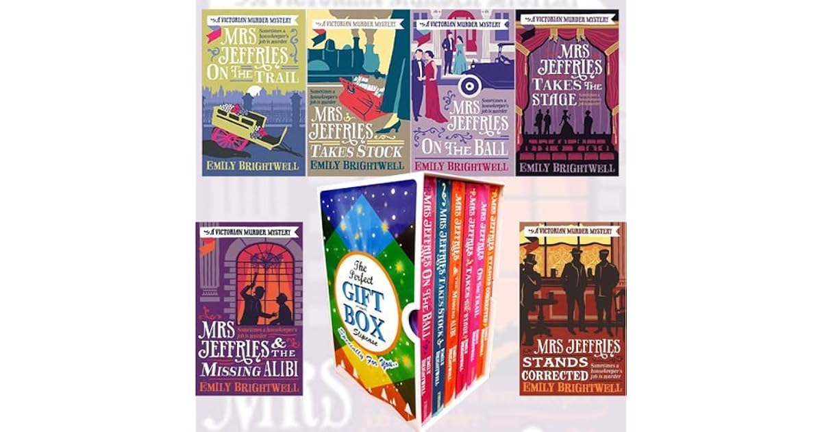 Emily Brightwell Mrs.Jeffries Collection 6 Books Bundle Gift Wrapped ...
