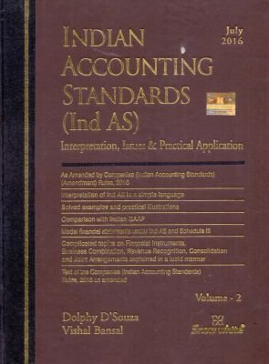 INDIAN ACCOUNTING STANDARDS ( Ind AS ) [ Set of 2 Volumes] by Dolphy D ...
