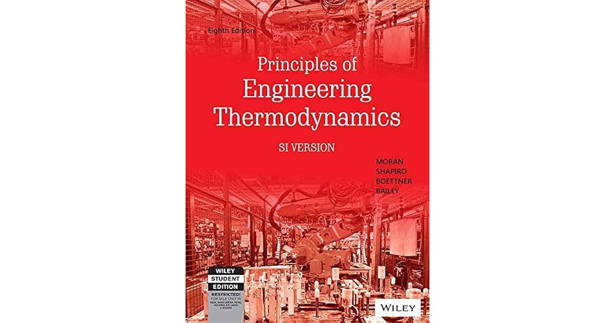 Principles of Engineering Thermodynamics, SI Version by Michael J. Moran