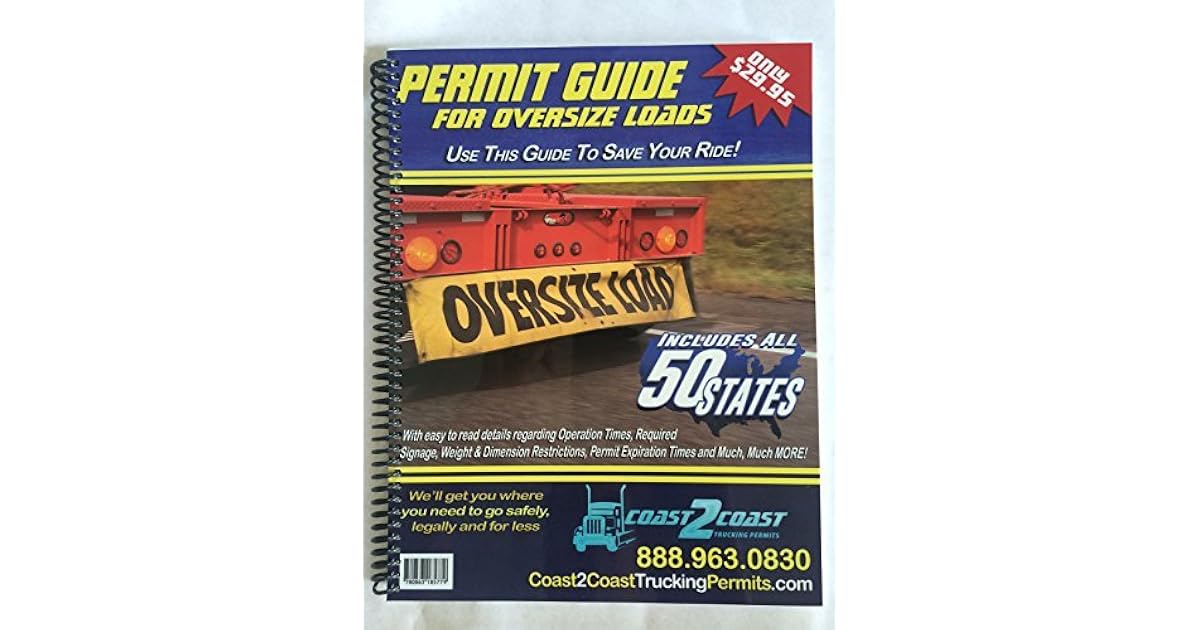 Permit Guide for Oversize Loads by LLC Coast2Coast Trucking Permits