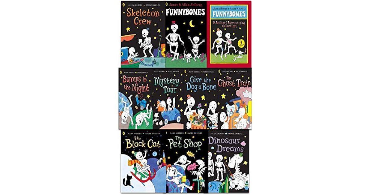 Funny Bones 10 Books Collection Set by Allan Ahlberg