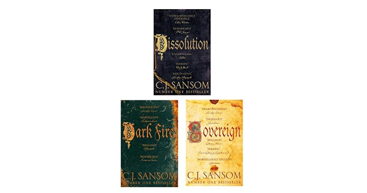 C J Sansom Collection, Set of the first 3 Books - Matthew Shardlake ...