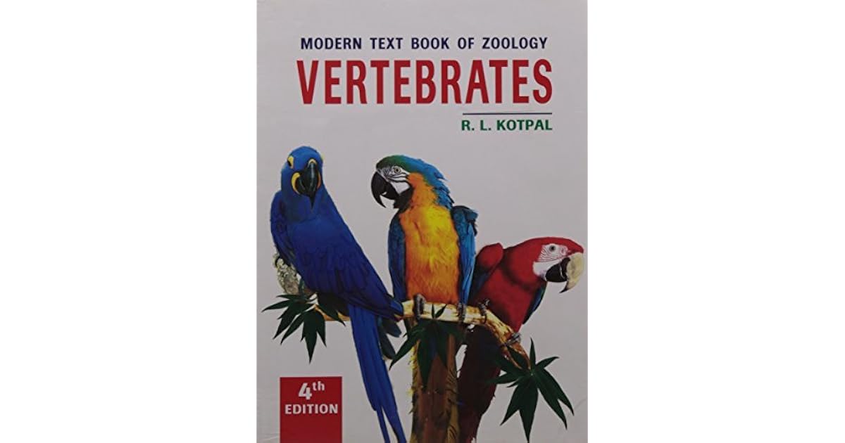 Modern Textbook Of Zoology Vertebrates by R.L. Kotpal