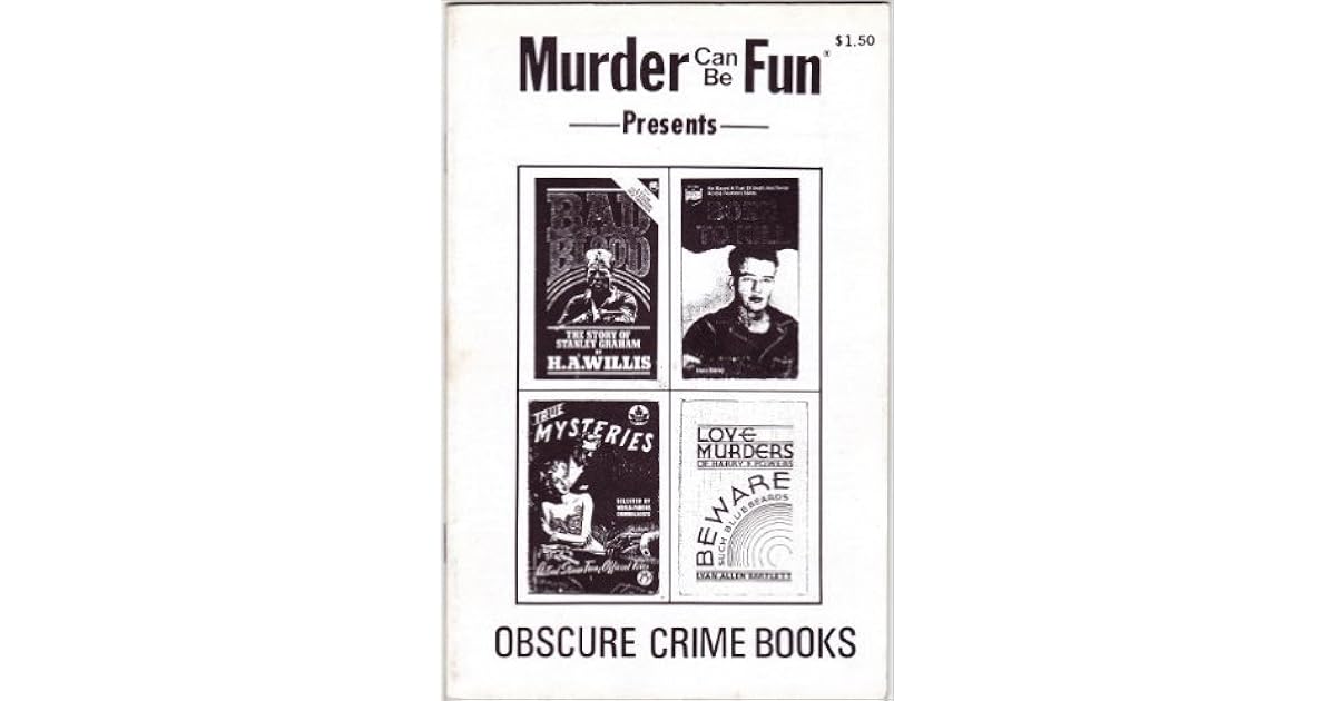 Murder Can Be Fun Presents: Obscure Crime Books by John Marr