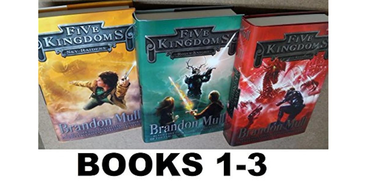 FIVE KINGDOMS series SET. ( Books 1-3 ) #1 Sky Raiders, #2. Rogue ...