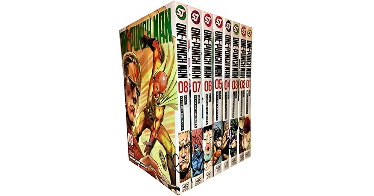 One-Punch Man Collection 8 Books Set (Volume 1-8) by ONE