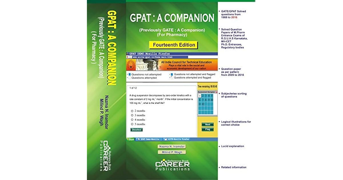 GPAT: A Companion by Nazma N. Inamdar