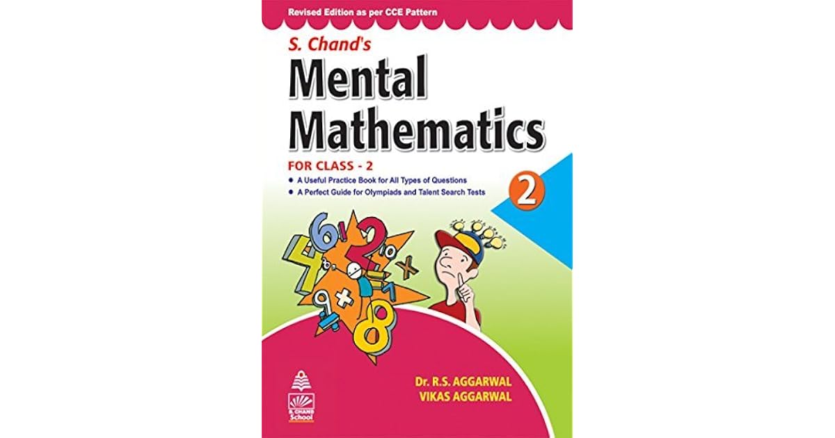 S. Chand's Mental Mathematics for Class 2 by R.S. Aggarwal
