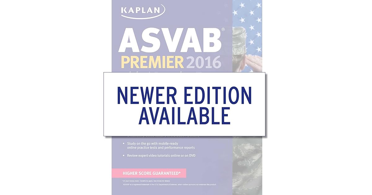 Kaplan ASVAB Premier 2016 with 6 Practice Tests: Book + Online by ...