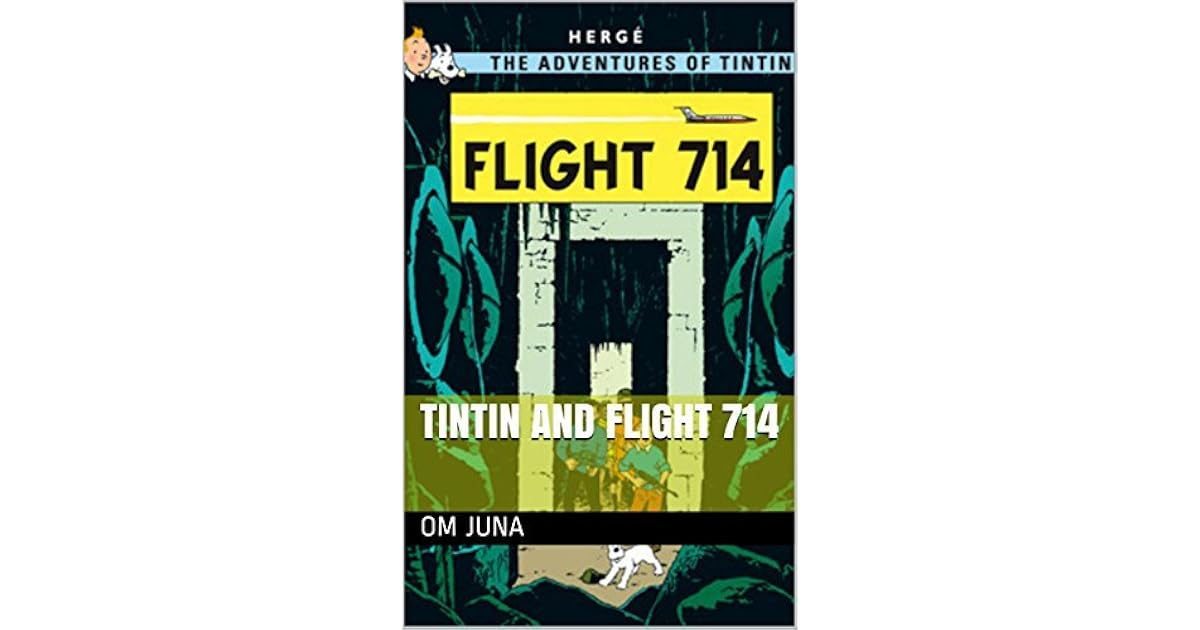 Tintin And Flight 714 by Hergé