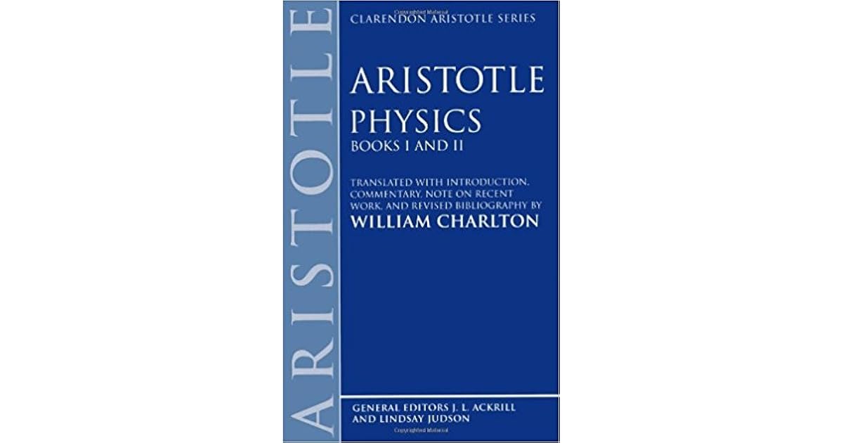 Physics: Books I and II (Clarendon Aristotle Series) by Aristotle