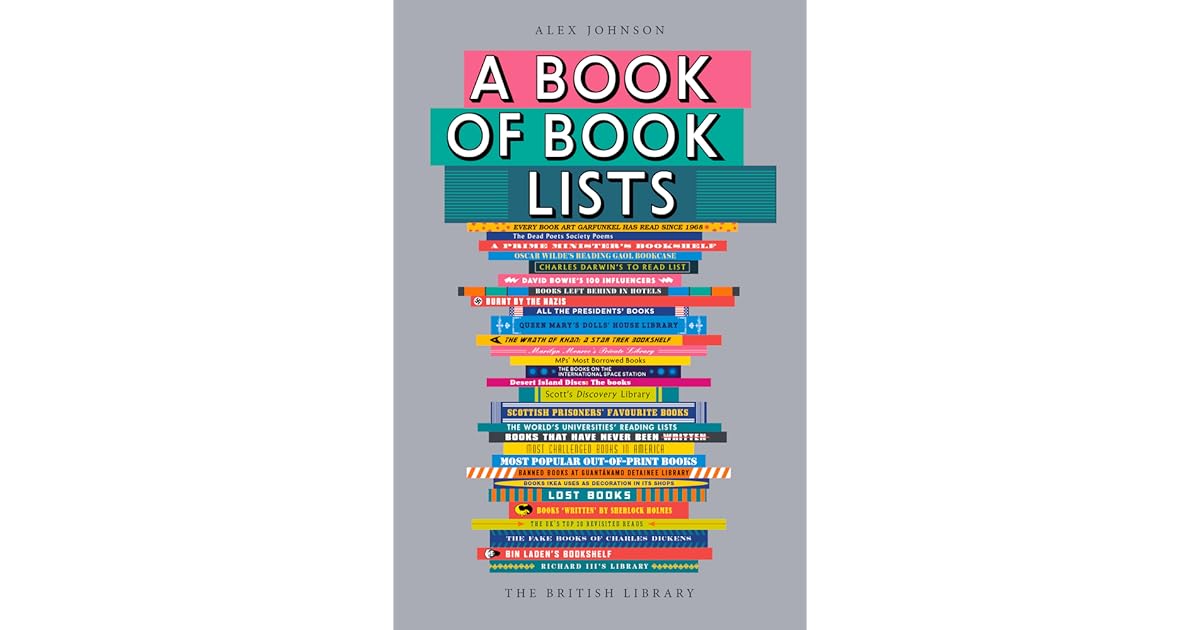 A Book of Book Lists: A Bibliophile's Compendium by Alex Johnson