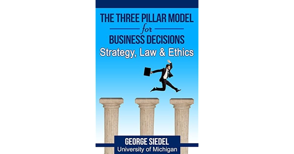 The Three Pillar Model for Business Decisions: Strategy, Law and Ethics ...