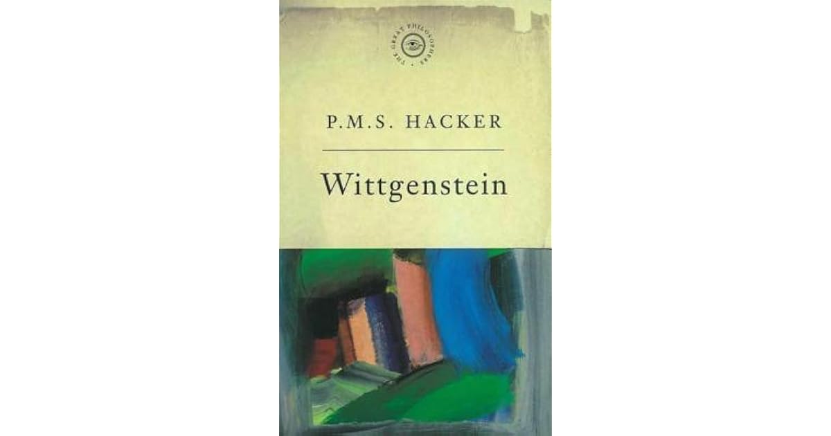The Great Philosophers: Wittgenstein by Peter Hacker