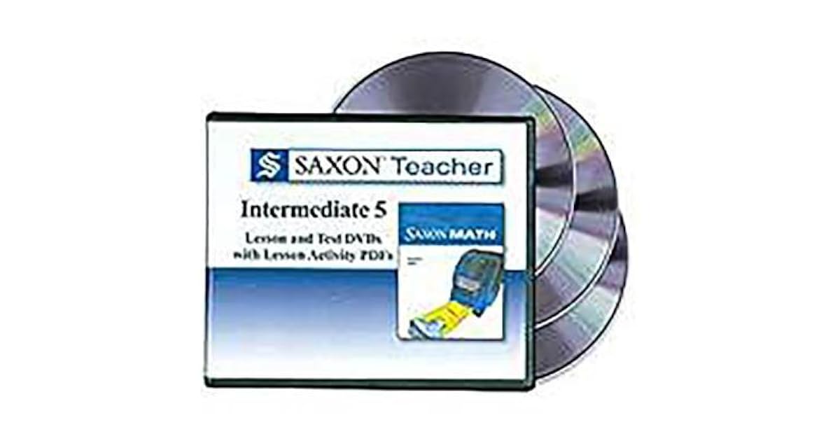 Saxon Homeschool: Sax Teacher Intermediate Grade 5 by Saxon Publishers