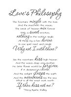 Love's Philosophy by Percy Bysshe Shelley