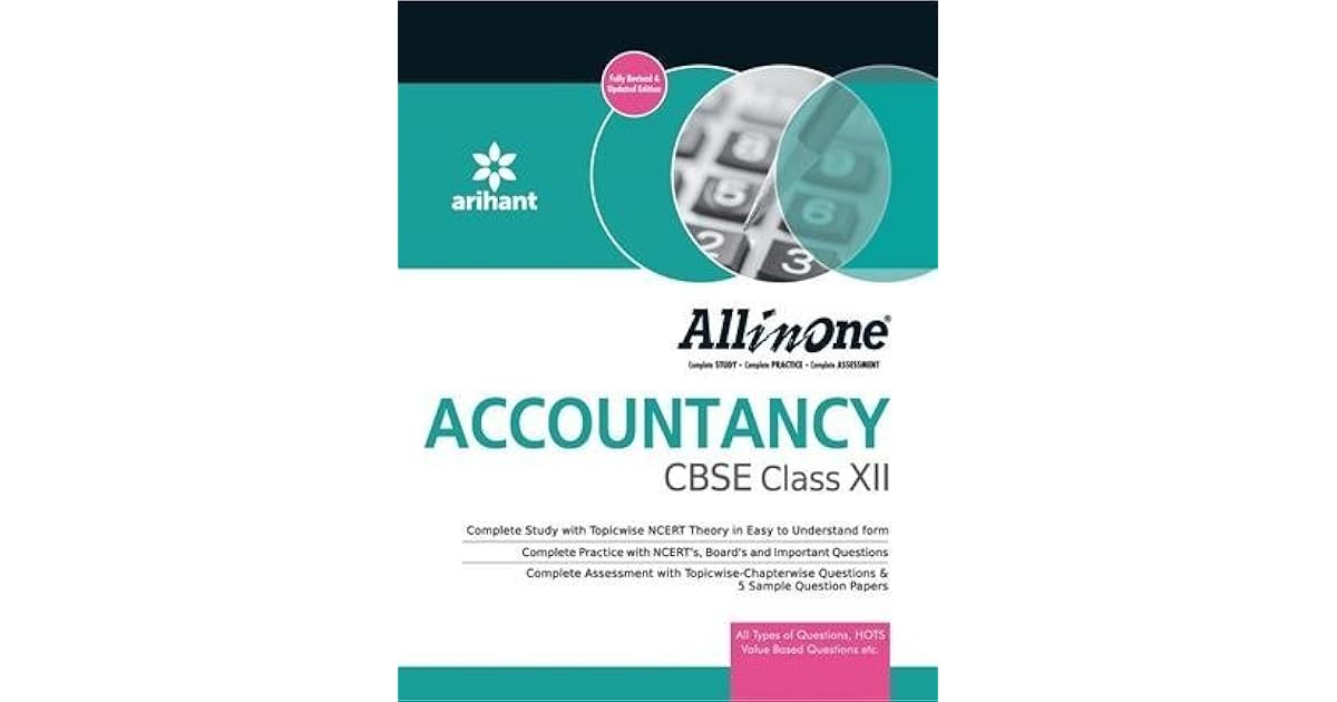 All in One ACCOUNTANCY CBSE Class 12th by Arihant