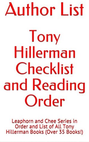 Tony Hillerman Checklist and Reading Order: Leaphorn and Chee Series in Order and List of All ...