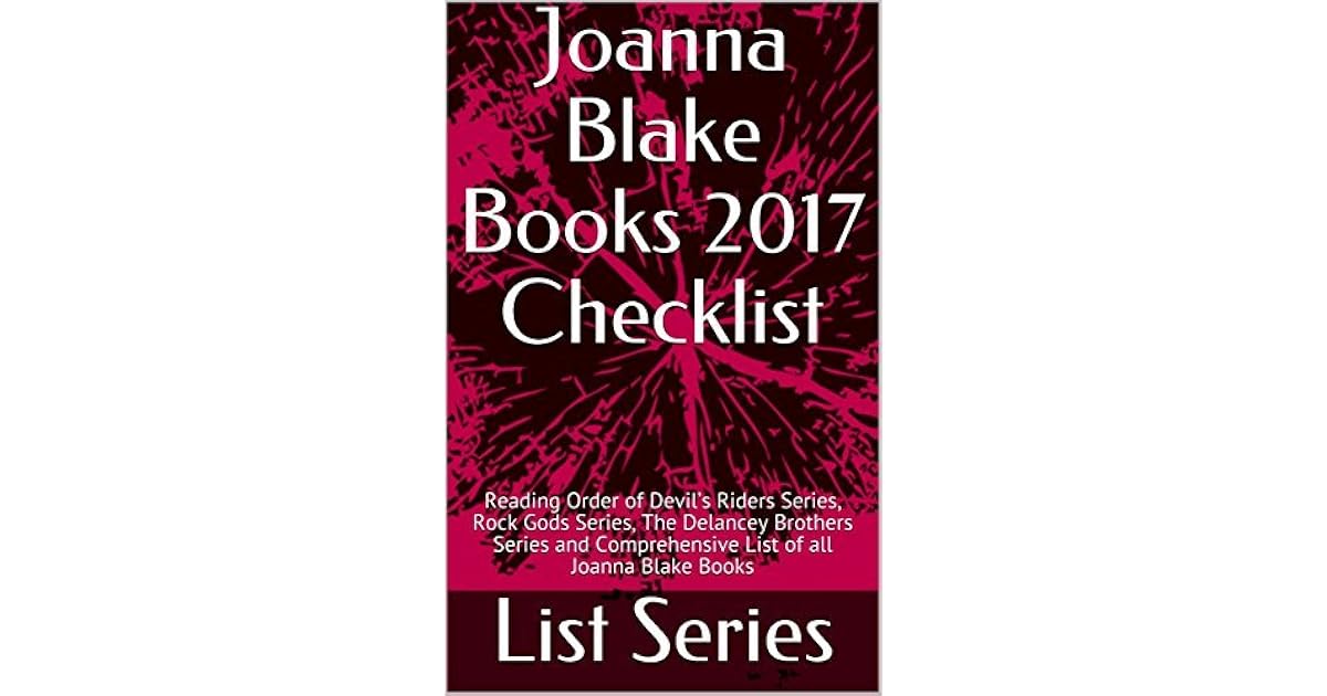Joanna Blake Books 2017 Checklist: Reading Order of Devil's Riders ...