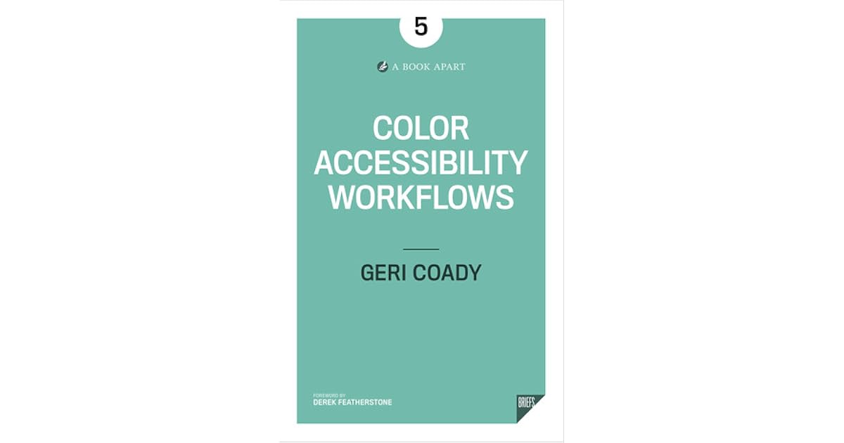 Color Accessibility Workflows by Geri Coady