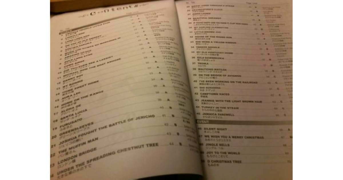 Song Book, 89 popular songs by CASIO, CTK-531/CTK-533/CTK-541 by CASIO ...