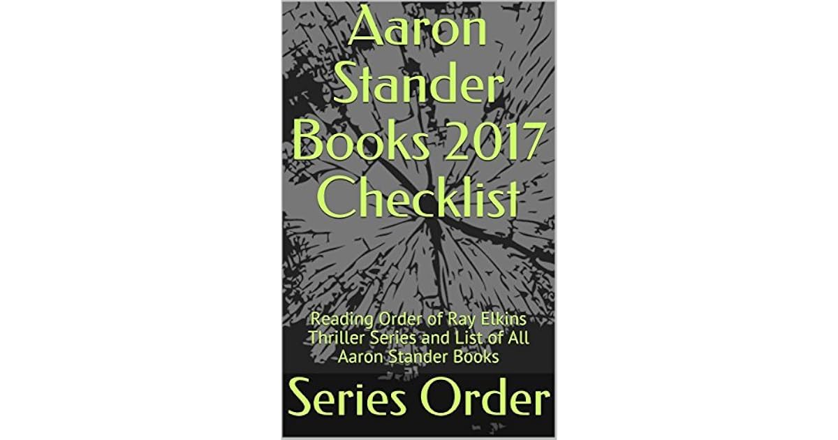 Aaron Stander Books 2017 Checklist: Reading Order of Ray Elkins ...