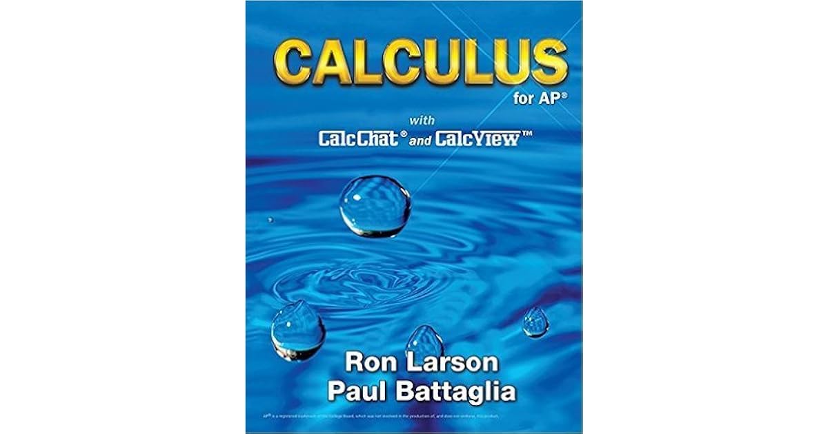 Calculus for AP by Ron Larson