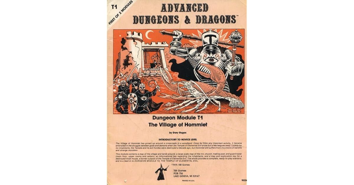 The Village Of Hommlet by Gary Gygax