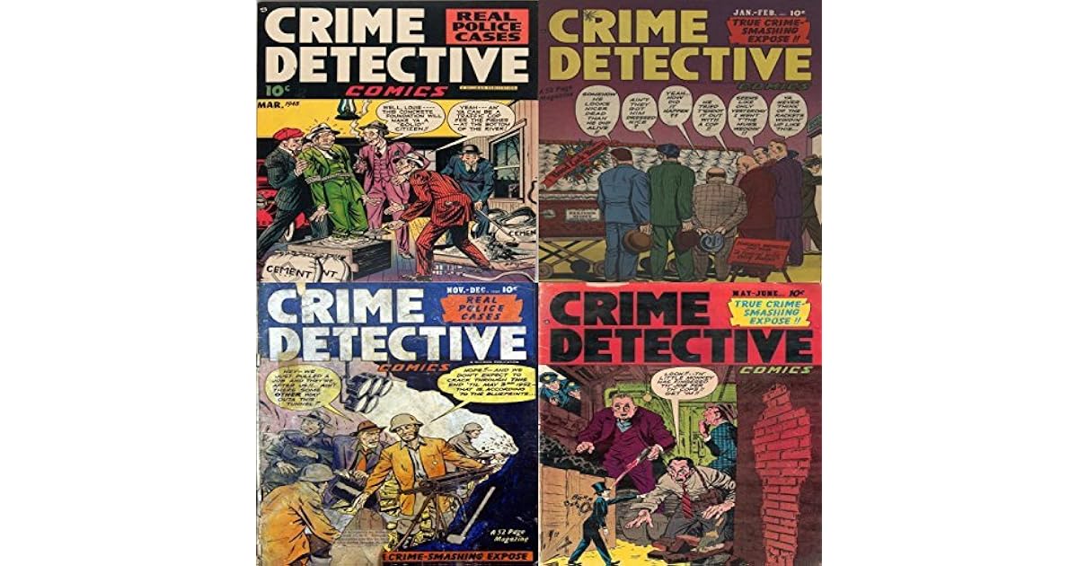Crime detective. Issues 1, v2-6, v2-5 and v3-2. Real police cases. True ...