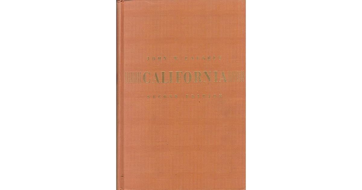 California by John Walton Caughey