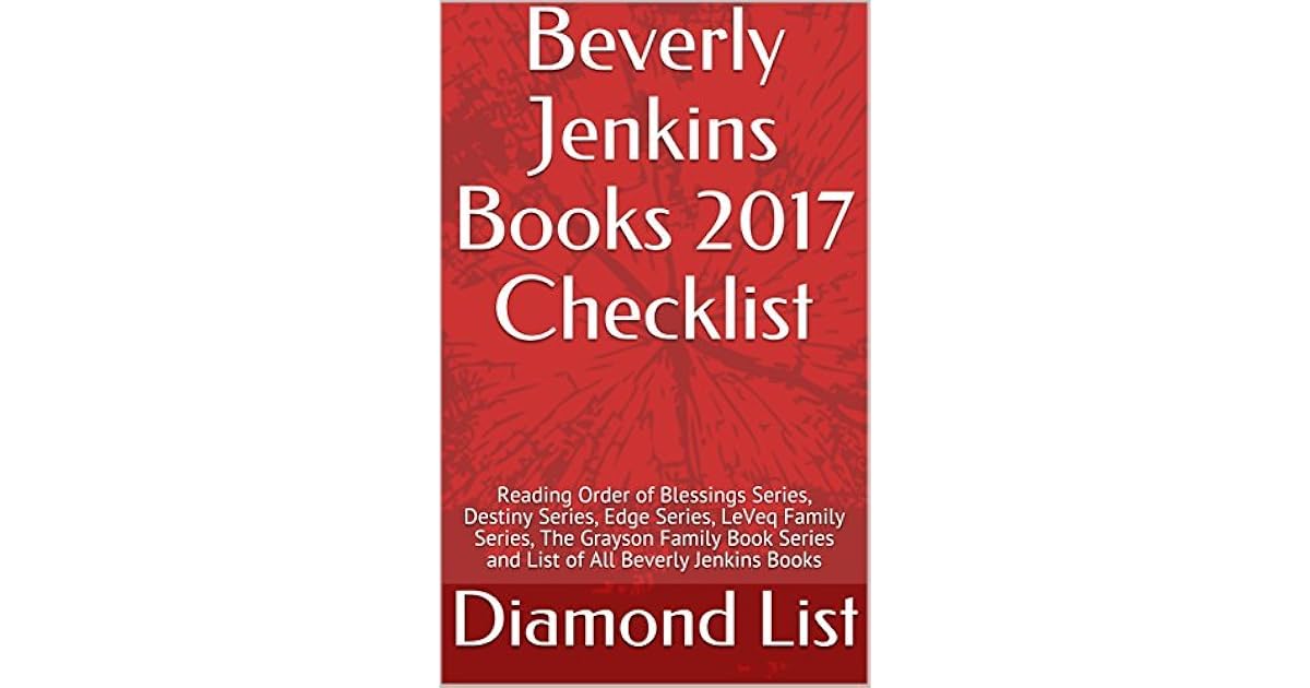 Beverly Jenkins Books 2017 Checklist: Reading Order of Blessings Series ...