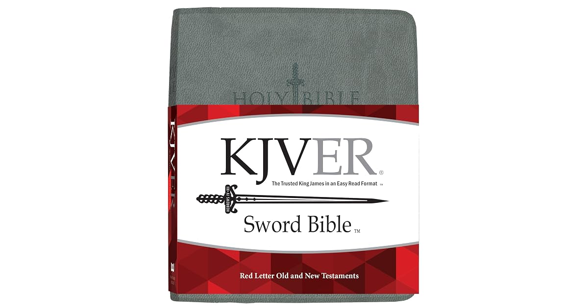 KJVER Sword Study Bible Giant Print Charcoal Ultrasoft: King James ...