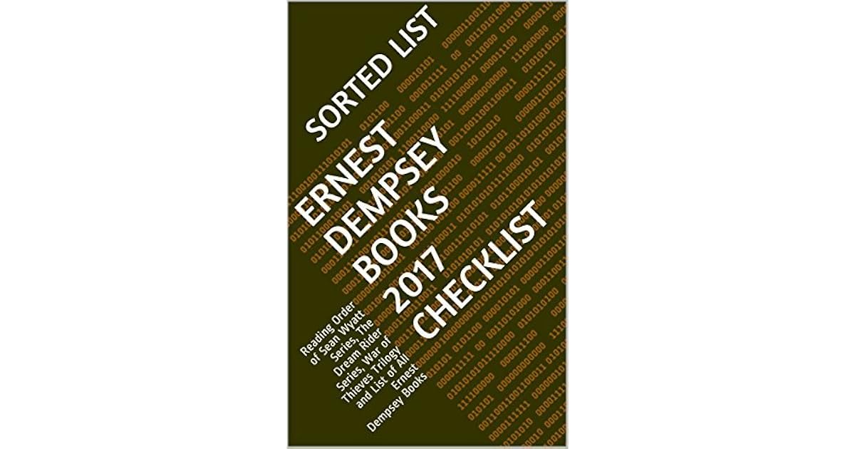 Ernest Dempsey Books 2017 Checklist: Reading Order of Sean Wyatt Series ...