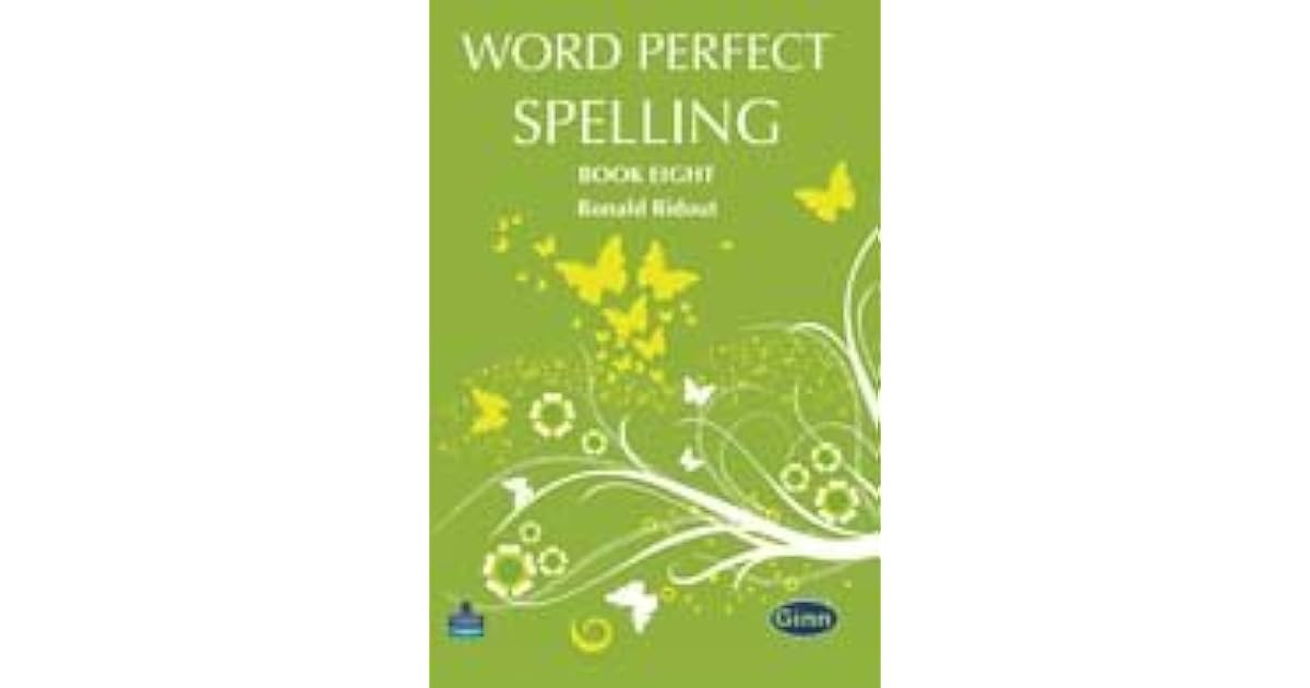 Word Perfect Spelling Book 8 by Ridout