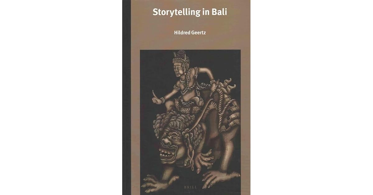 Storytelling in Bali by Hildred Geertz