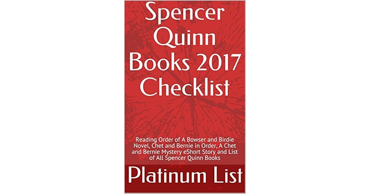 Spencer Quinn Books In Order