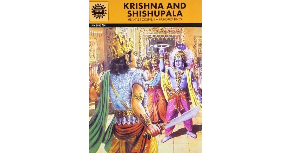 Krishna and Shishupala by Kamala Chandrakant