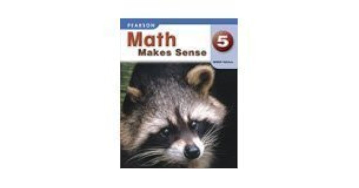 Math Makes Sense Pearson WNCP Edition Grade 5 Answer Key Paperback Math Makes Sense Pearson WNCP Edition Grade 5 Answer Key Paperback