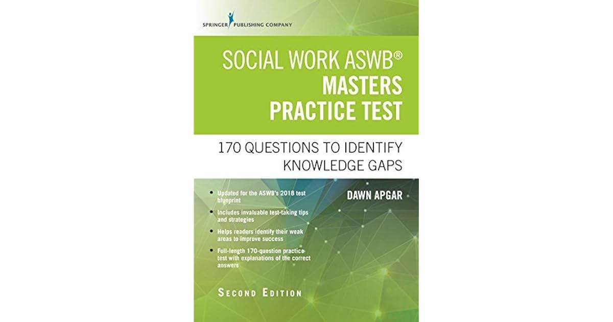 Social Work ASWB Masters Practice Test: 170 Questions to Identify ...
