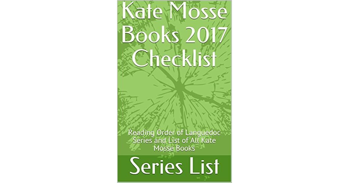 Kate Mosse Books 2017 Checklist: Reading Order of Languedoc Series and ...