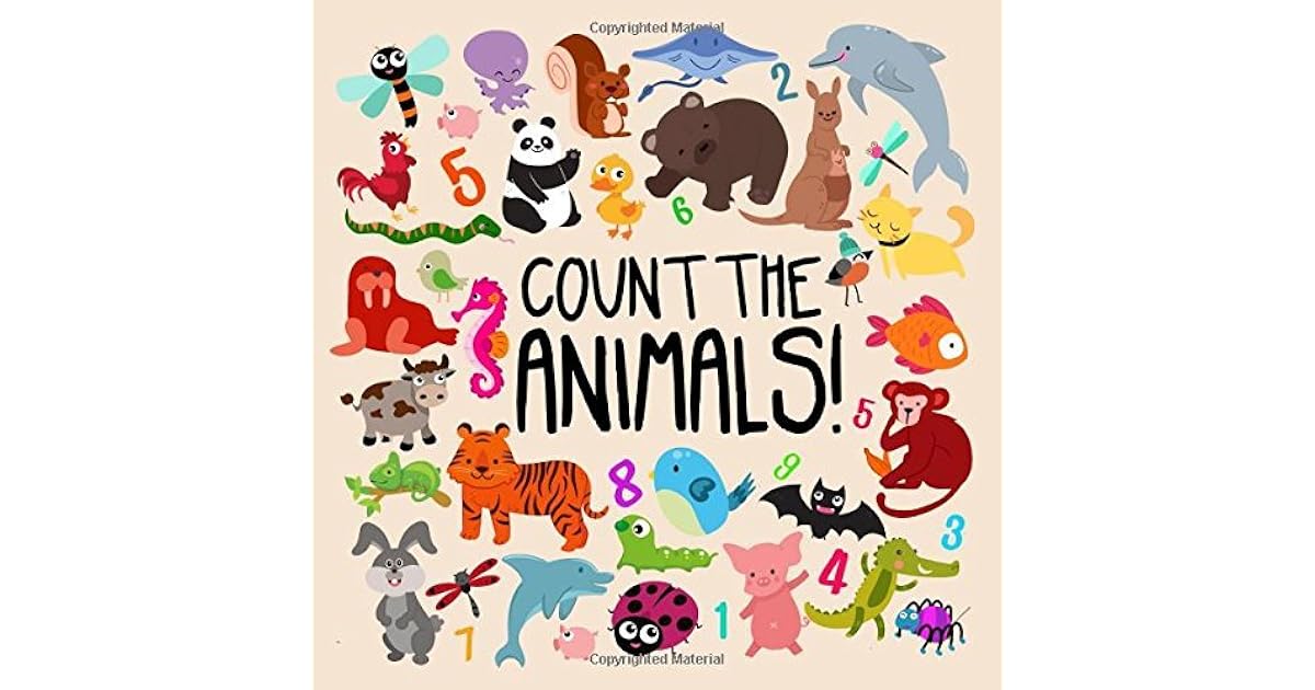 Count the Animals!: A Fun Picture Puzzle Book for 2-5 Year Olds by ...