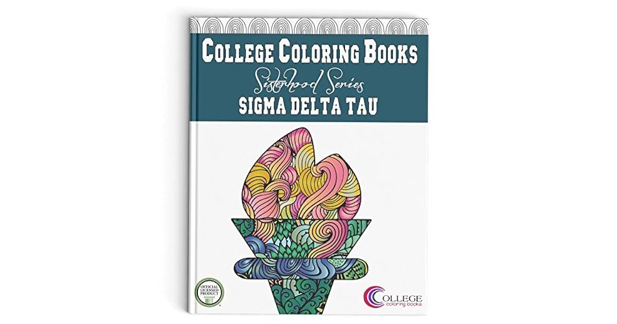 Sigma Delta Tau Adult Coloring Book by College Coloring Books