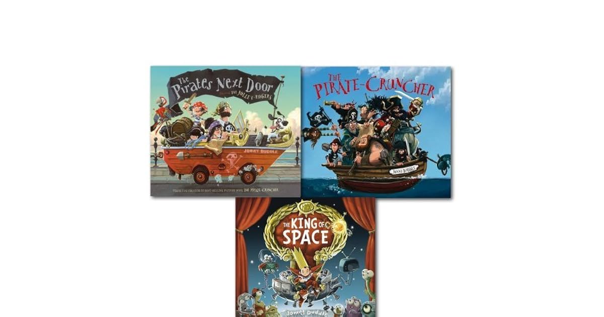 Jonny Duddle Pirate Series Collection 3 Books Set, by Jonny Duddle