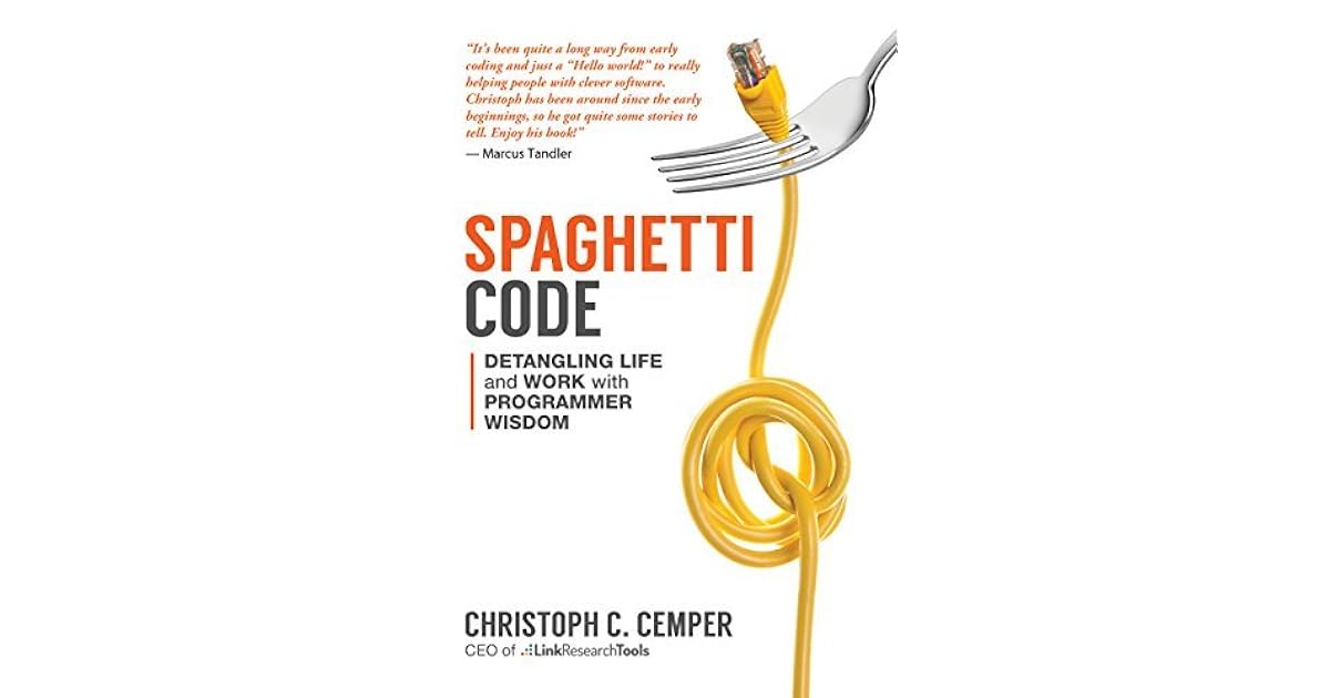 Book giveaway for Spaghetti Code: Detangling Life and Work with ...