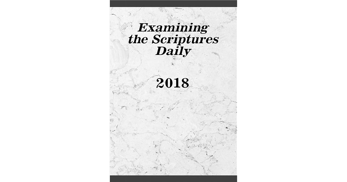 Examining the Scriptures Daily--2018 by Watch Tower Bible and Tract Society