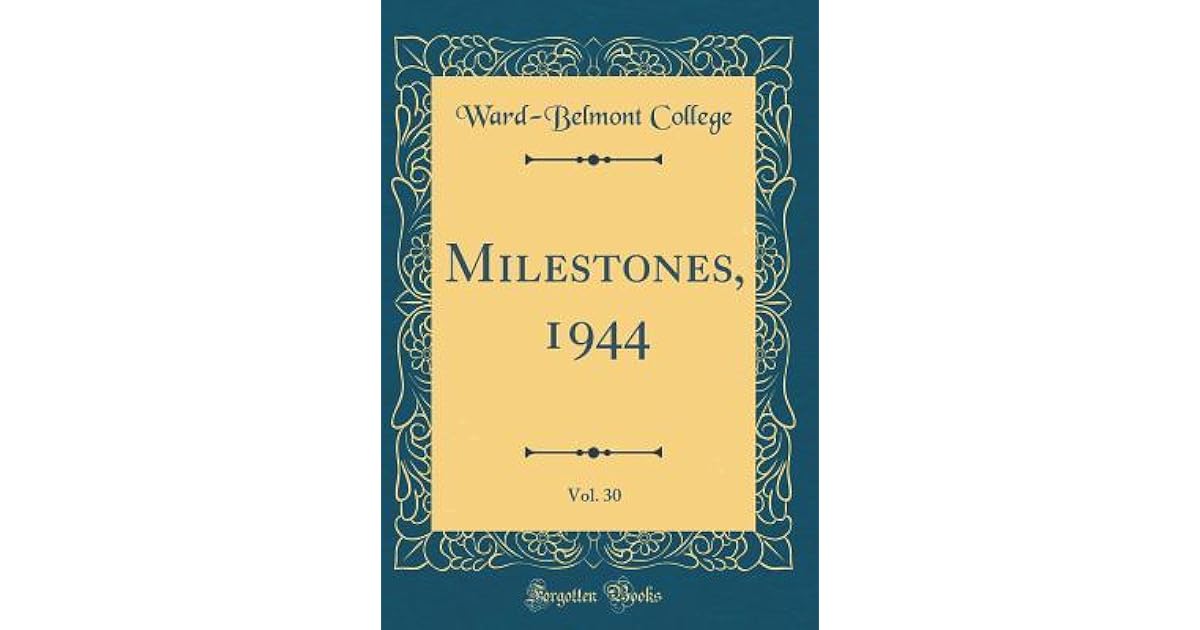 Susan Marie Molloy’s review of Milestones, 1944, Vol. 30