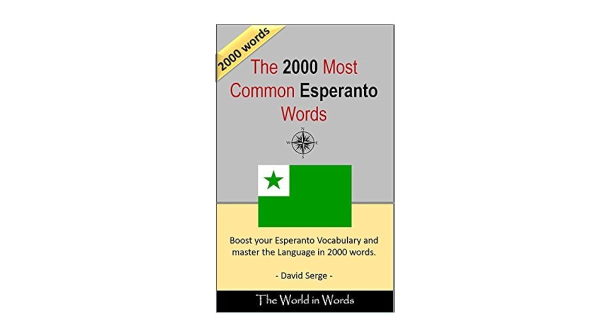 The 2000 most Common Esperanto Words : Vocabulary Training : Learn the ...