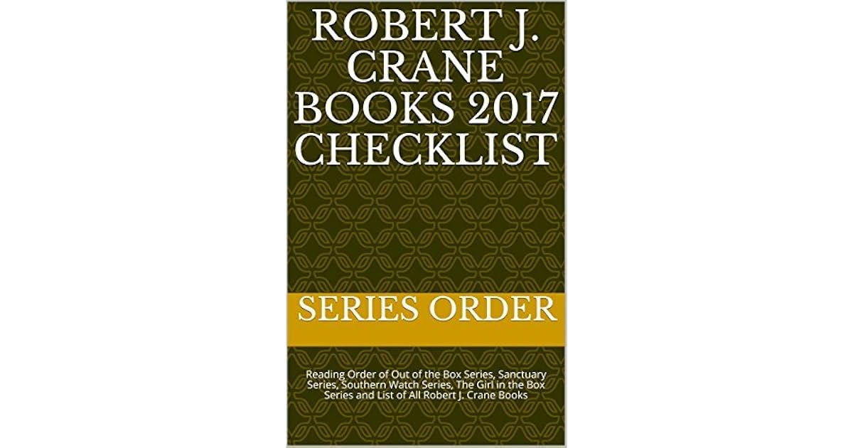 Robert J. Crane Books 2017 Checklist: Reading Order of Out of the Box ...