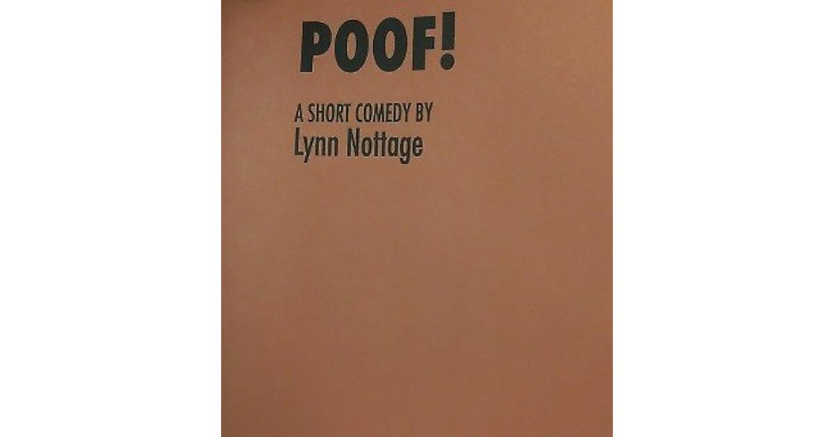 Poof! by Lynn Nottage